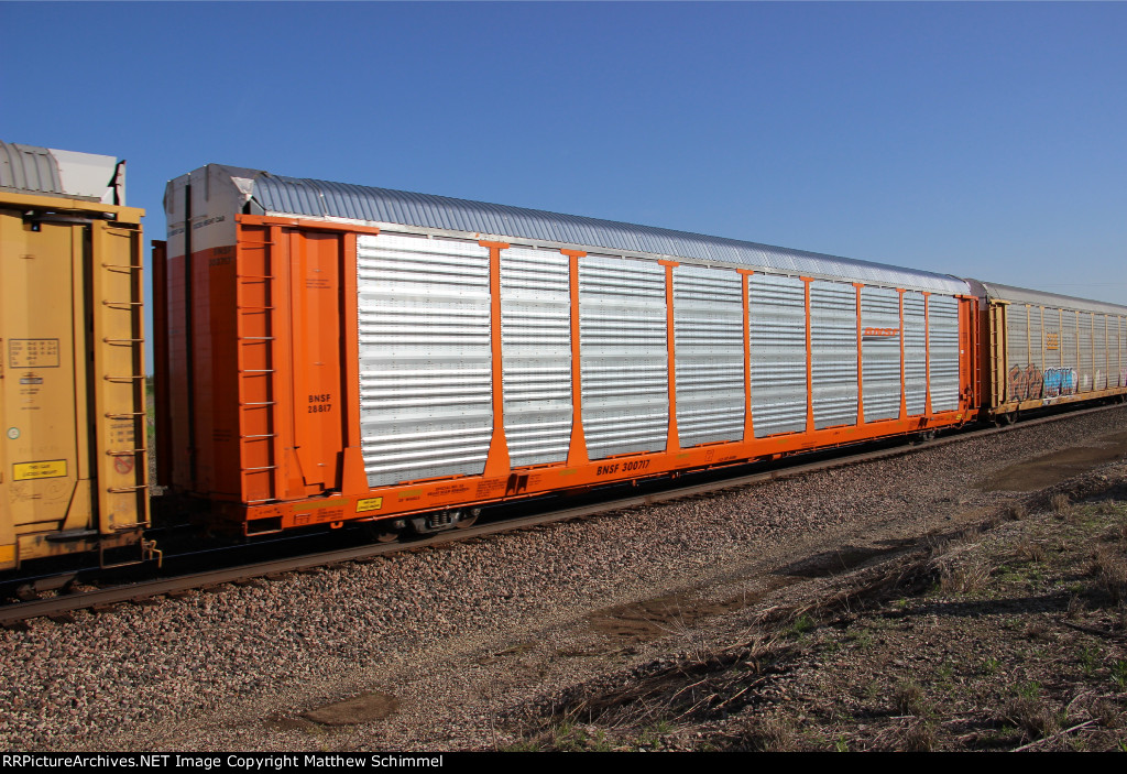 Orange BNSF Autorack